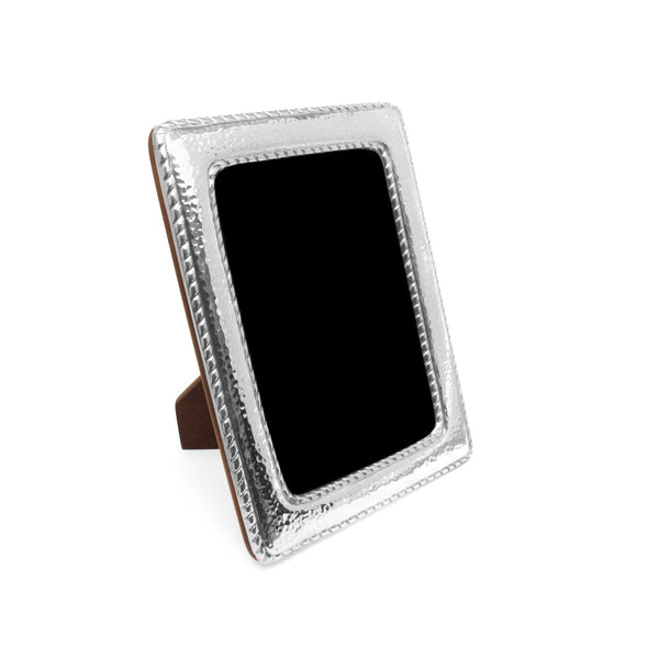 LA LUNA - Contemporary Lightly Hammered 950 Sterling Silver Frame ...